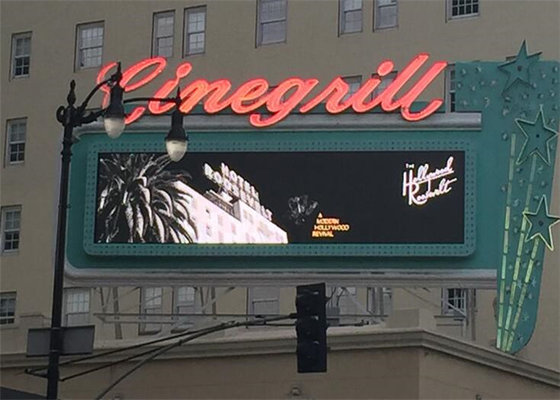 High Definition Outdoor Fixed LED Display PH5mm IP65 With 160*160mm Module