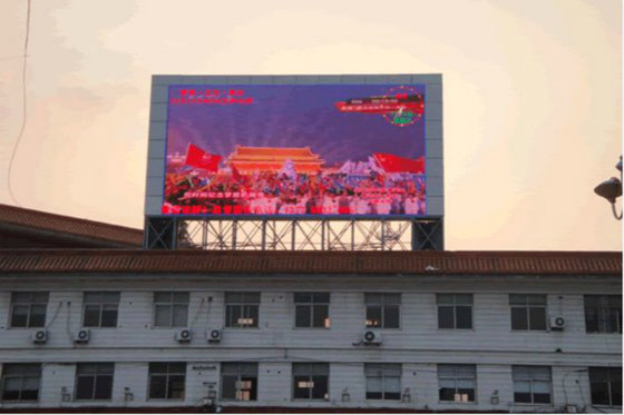Popular LED Video Display Panels Pitch 6mm For Building Wall / Street Advertising