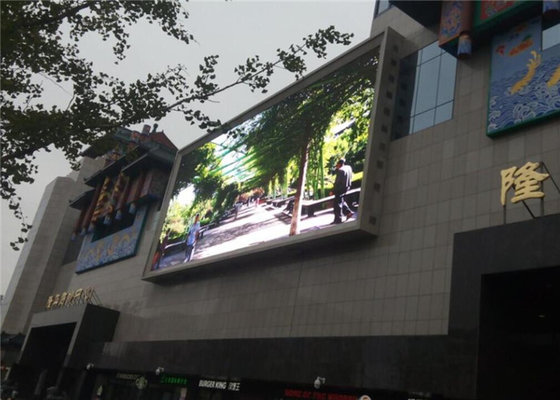 Energy Saving Front Service LED Display , RGB Outdoor P10 LED Display Screen