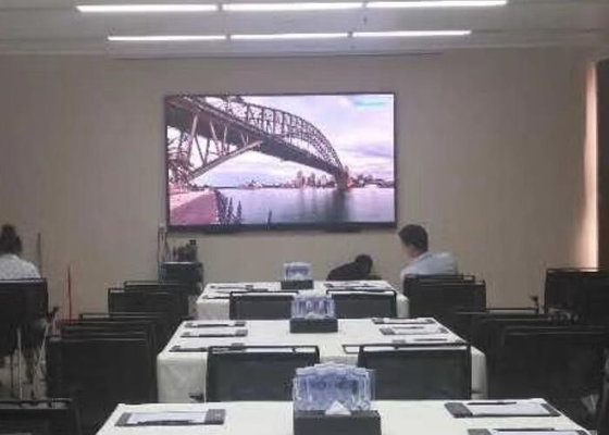 Modular Design Small Pixel Pitch LED Display HD P1.875 With Front Service Cabinet