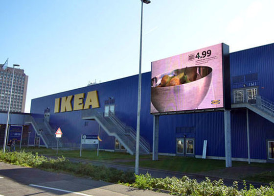 P8 SMD Front Maintenance LED Screen / Super Bright LED Display For Large Buildings