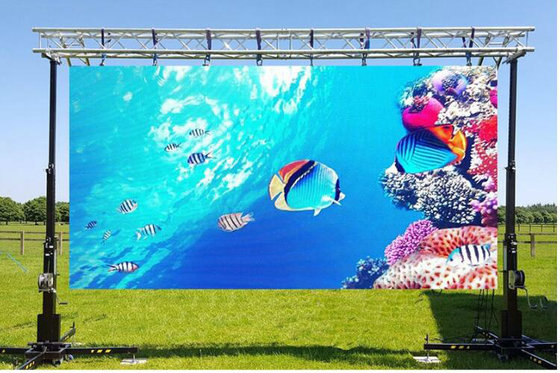 Waterproof Mobile LED Screen Rental Pixel Pitch 4.81mm With Brightness Adjustable