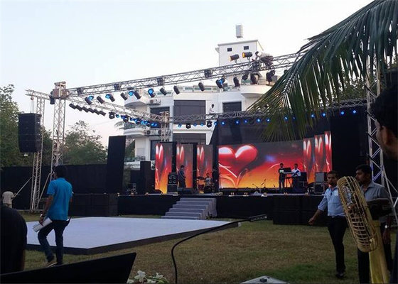 P5.95mm Outdoor SMD LED Display Rental Waterproof With High Refresh 5000 nits