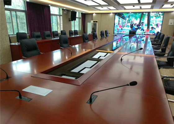 Front Service Conference Room LED Display , P1.56 Wall Mounted LED Display