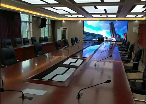 Front Service Conference Room LED Display , P1.56 Wall Mounted LED Display