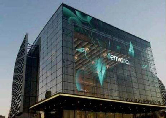 Multi Functional Glass Advertising LED Display Screen For Outdoor Display