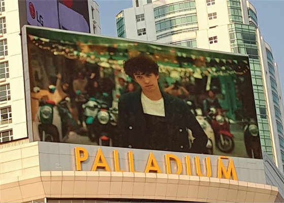P8 SMD Outdoor Advertising LED Display High Brightness With Wide View Angle