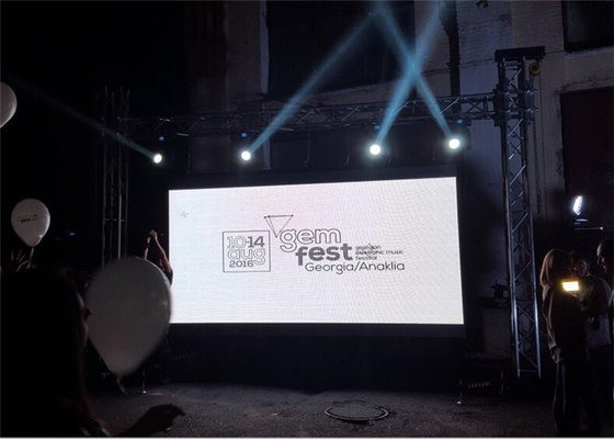 Outdoor SMD LED Display Rental With 576x576mm Die Casting Aluminum Cabinet