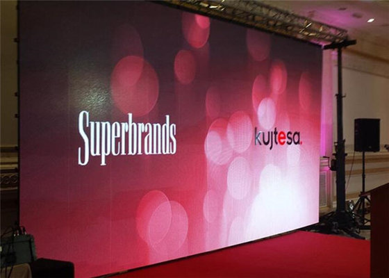 Full Color Indoor LED Video Walls , Seamless Lightweight P3.91 Concert Screen Rental