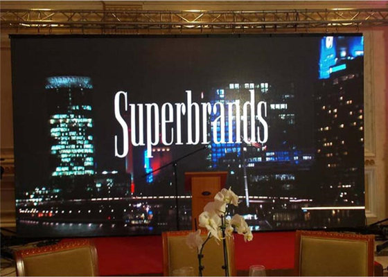 Full Color Indoor LED Video Walls , Seamless Lightweight P3.91 Concert Screen Rental