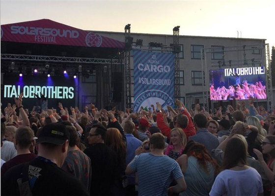 Pixel Pitch 4.81mm Outdoor Rental LED Display With 500x1000mm Cabinet