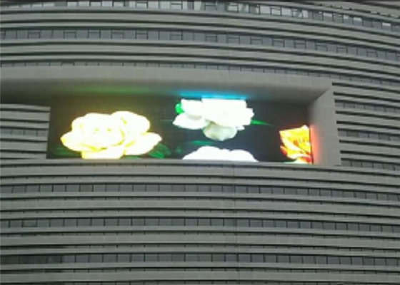 P15.6mm LED Video Curtain / LED Transparent Screen With Ultra Thin Cabinet Design