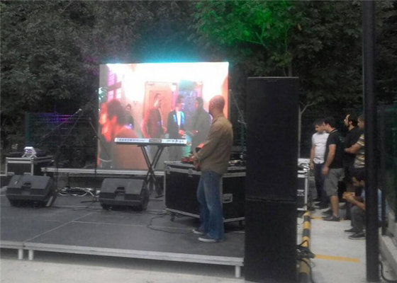 IP65 Waterproof Outdoor Rental LED Display 5.95mm Pixel Pitch Automatic Brightness Adjustment
