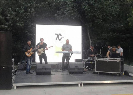 IP65 Waterproof Outdoor Rental LED Display 5.95mm Pixel Pitch Automatic Brightness Adjustment