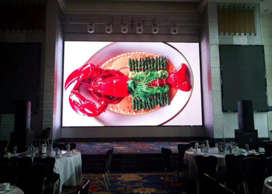 HD P2.5 Indoor Advertising Led Display Die Casting Aluminum Cabinet Super Light
