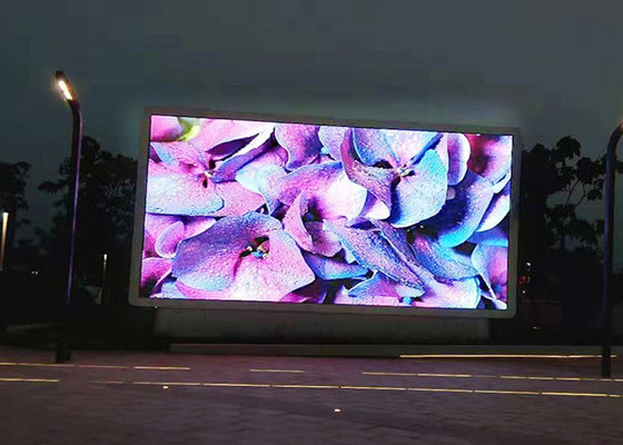 Full Color P10 Outdoor Fixed LED Display IP67 Waterproof For Video Advertising