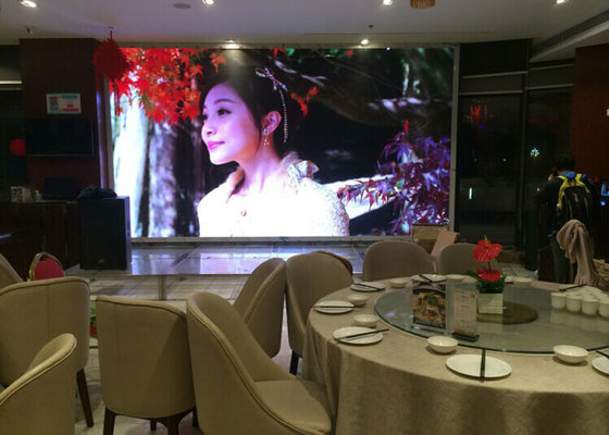 P2.5 HD Indoor LED Advertising Display For Wall Mounted Backdrop For Wedding Hall