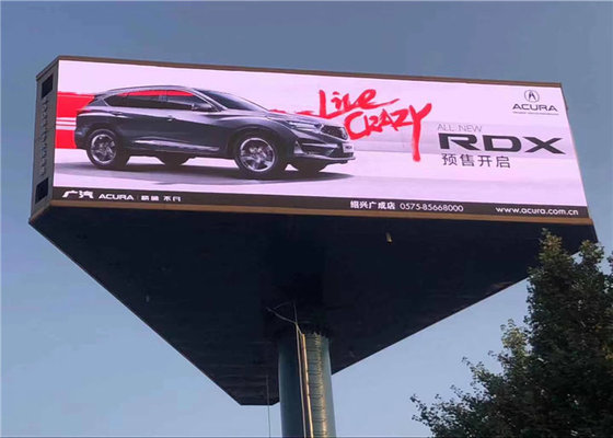 Outdoor Waterproof LED Advertising Display 6500nit Brightness 960*960mm Cabinet Size