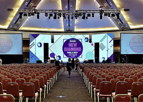 Stage Rental Smd Full Color Led Module , Led Video Wall Screen  P4.81 High Contrast Ratio
