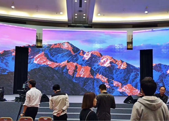 Stage Rental Smd Full Color Led Module , Led Video Wall Screen  P4.81 High Contrast Ratio