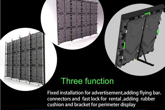 P10 SMD Outdoor Advertising LED Display Super Thin Die Casting Magnesium Billboard