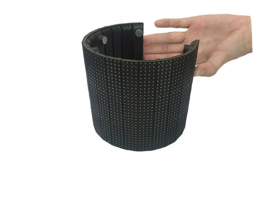 Round Pillar Design Creative LED Screen Indoor P2.5 Soft Flexible 2-30m View Distance
