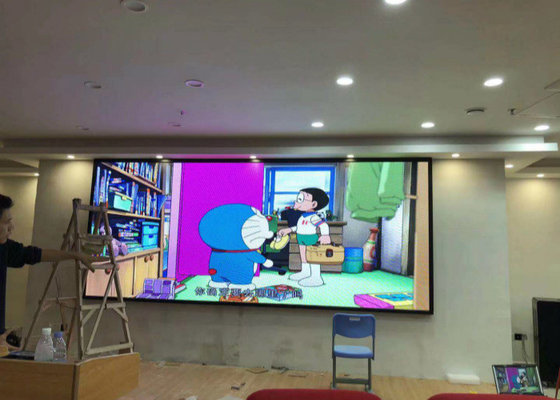Full Color P3 Indoor Advertising LED Display 16 Bits Gray Level 3840Hz Refresh