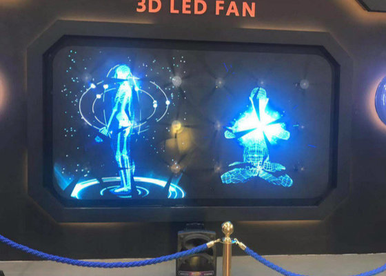 50W Creative LED Screen 100cm Advertising Machine 3D Holographic Led Fan Display