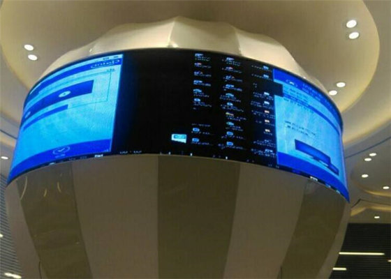 240*120mm Flexible Indoor Led Display Board , P2 Led Display Billboard Soft Type