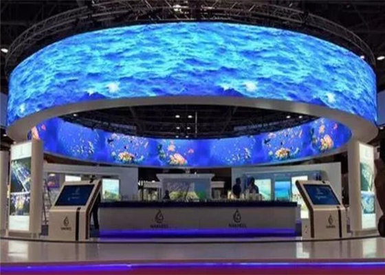 240*120mm Flexible Indoor Led Display Board , P2 Led Display Billboard Soft Type