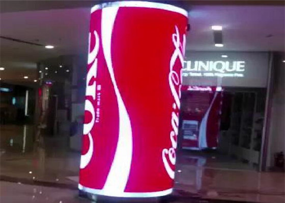 High Fresh P3 SMD2121 Indoor Advertising LED Display Soft Flexible 360 Degree Led Module