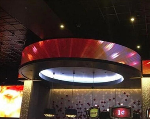 Super Thin Indoor Creative Led Display Flexible P2.5 Soft Module 800 Nits Brightness