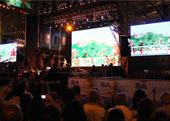 RGB Video Screen P4.81 Outdoor Rental LED Display 5000 Nits Brightness For Stage Events
