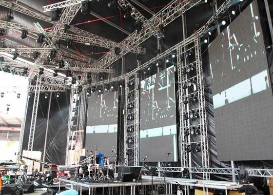 RGB Video Screen P4.81 Outdoor Rental LED Display 5000 Nits Brightness For Stage Events