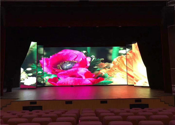 Large Viewing Angle Indoor Led Screen Hire , Led Video Wall Display 3.91mm Pixel Pitch