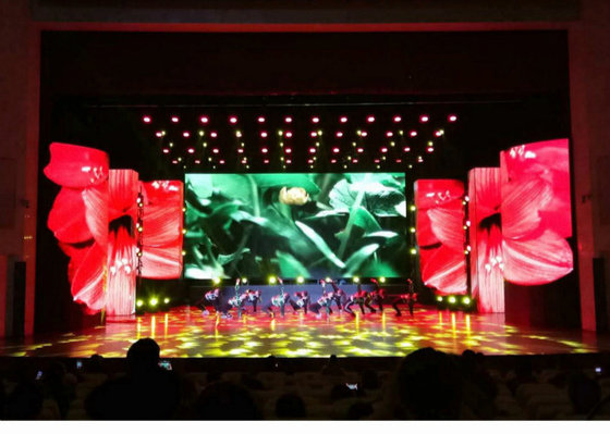 Indoor High Resolution P2.9 Stage Backdrop LED Display Screen With 4000Hz Refresh Rate