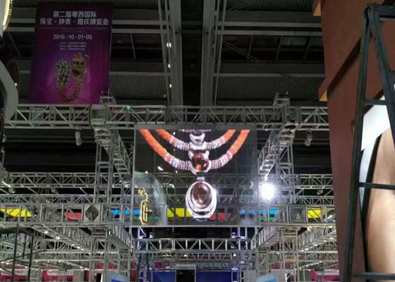 Indoor Transparent P10 Glass Wall LED Screen High Brightness Lightweight 3840hz