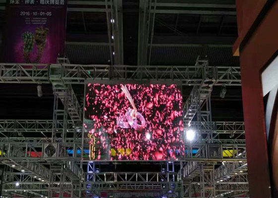 Indoor Transparent P10 Glass Wall LED Screen High Brightness Lightweight 3840hz