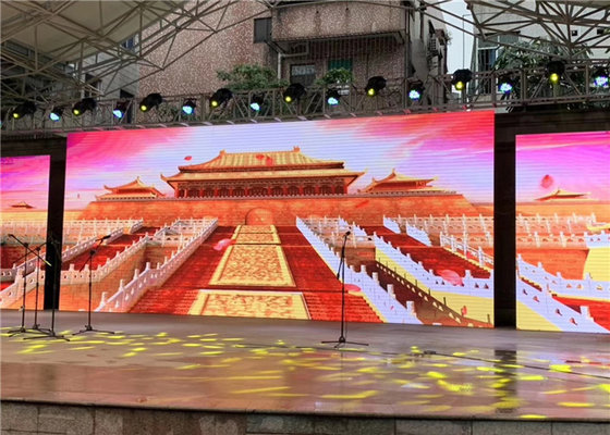 5000 Nits Brightness Outdoor Rental LED Display Video Wall HD PH4.81mm For Stage Event