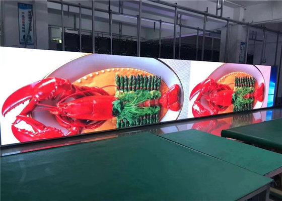 Energy Saving Outdoor Led Video Wall , P10 SMD Led Display Board For Advertising