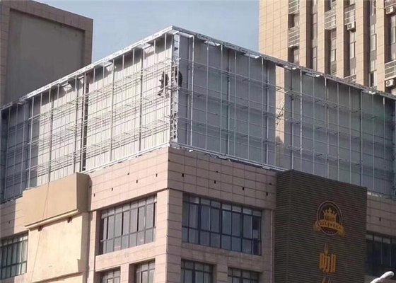 Pixel Pitch 10mm Outdoor Led Advertising Screens 6000 Nits Brightness 36 Months Warranty