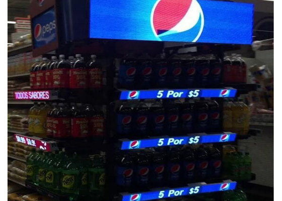 Small Pixel Pitch Creative LED Screen COB Shelf P2 For Supermarket Clubs Stores