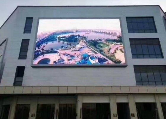 SMD P10 Outdoor Advertising LED Display Billboard Panel High Brightness 540W/Sqm