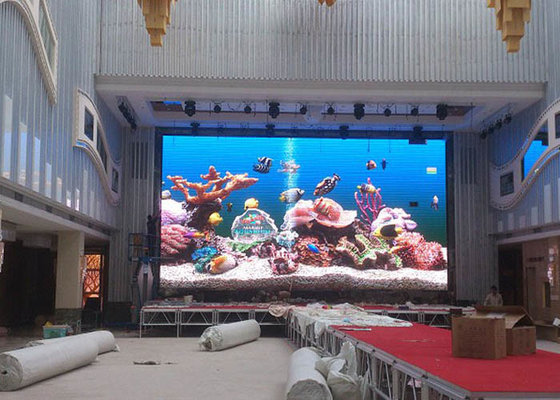 Pitch 2.97mm Indoor Rental LED Display Fixed Installation For Stage Background