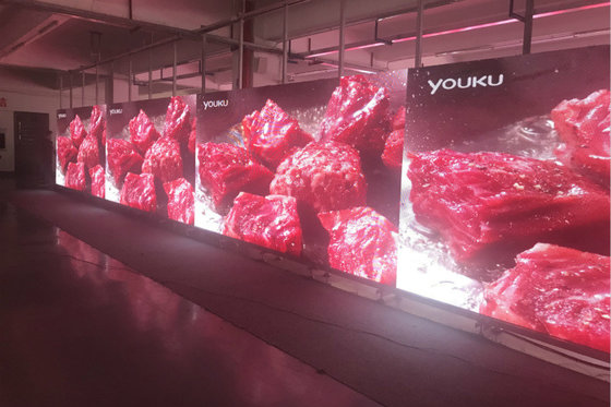 Full Color RGB P8 LED Wall Screen Display Outdoor With Low Power Consumption