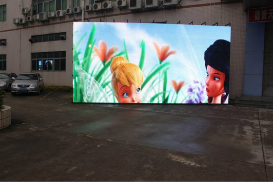 Fixed Install PH4mm Outdoor Advertising LED Display With Nationstar SMD3535 Lamp