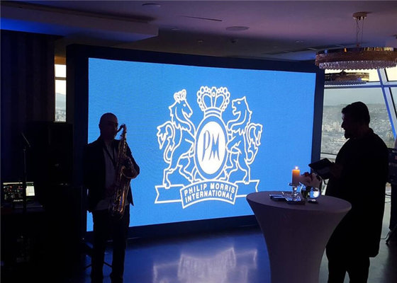 1920 HZ Refresh P4.81 Indoor Rental LED Screen With Nationstar Led Lamp
