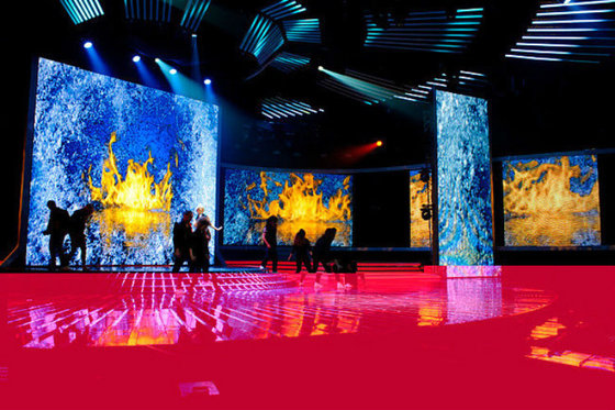 High Resolution Stage Rental LED Display 5.95mm Pitch With 1920Hz High Refresh