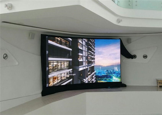 Indoor P3mm Curved LED Video Wall Screen Energy Saving For Commercial Advertising