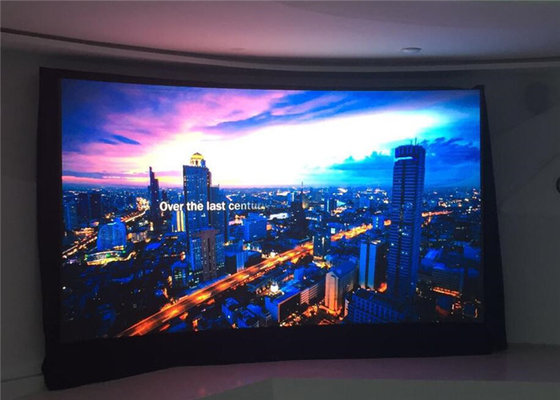 HD P3 Curved Indoor Advertising LED Display MBI5124IC For Commercial Events